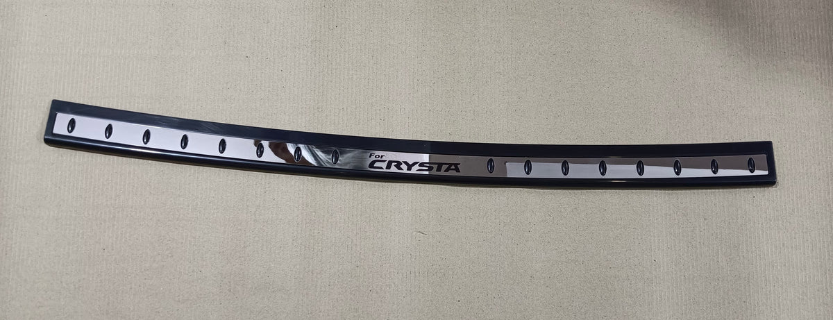 Rear ABS Chrome Bumper Foot Plate Compatible With Toyota Innova Crysta ...