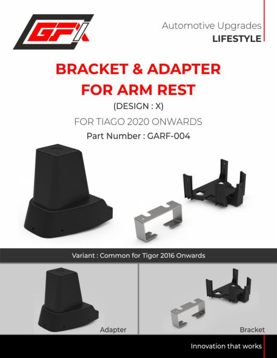 GFX Tiago Bracket & Adapter For Arm Rest, 1 Set – Zapcart.in