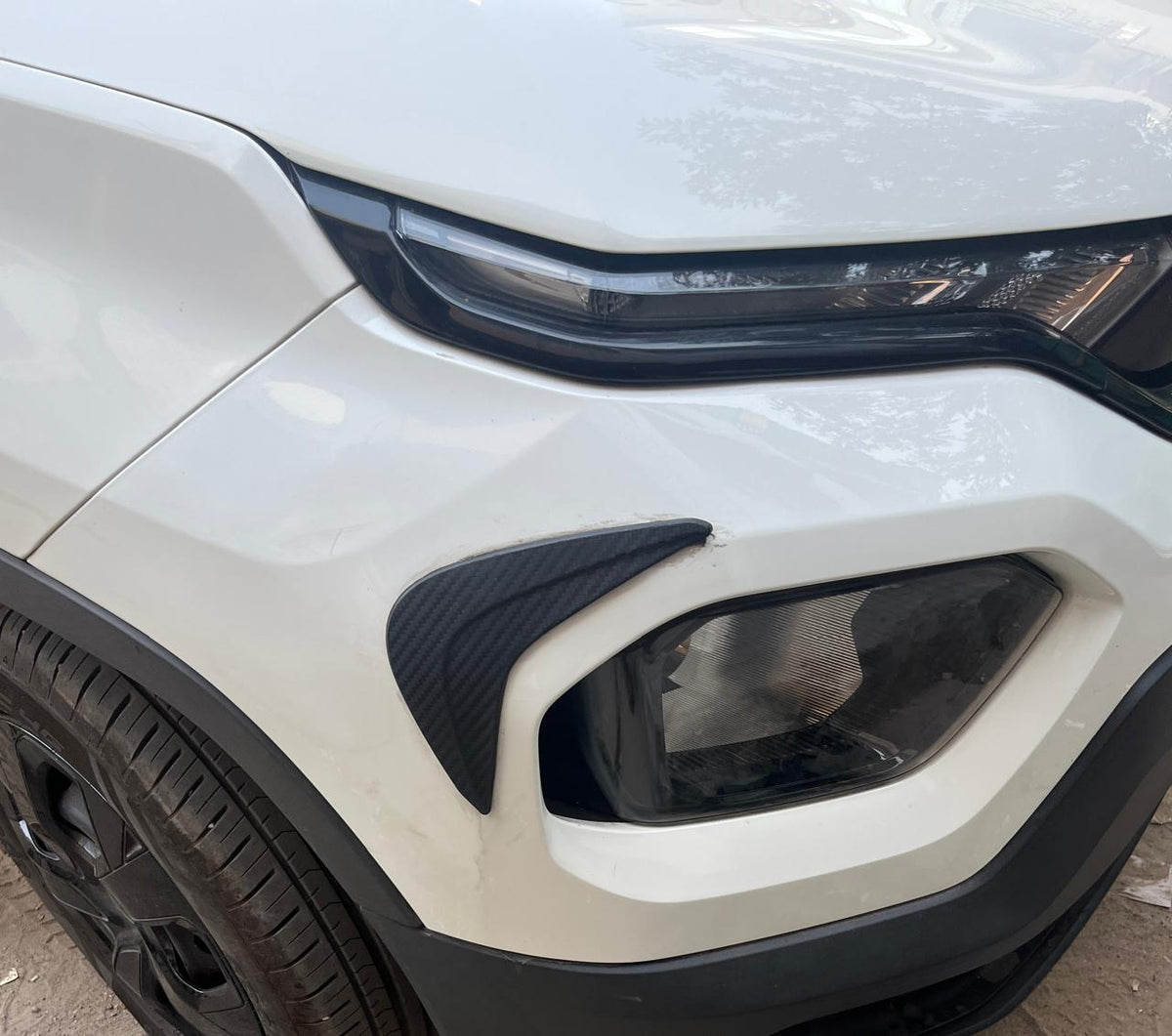 Bumper Scratch Protector Compatible with TATA Punch and Punch EV, Set ...