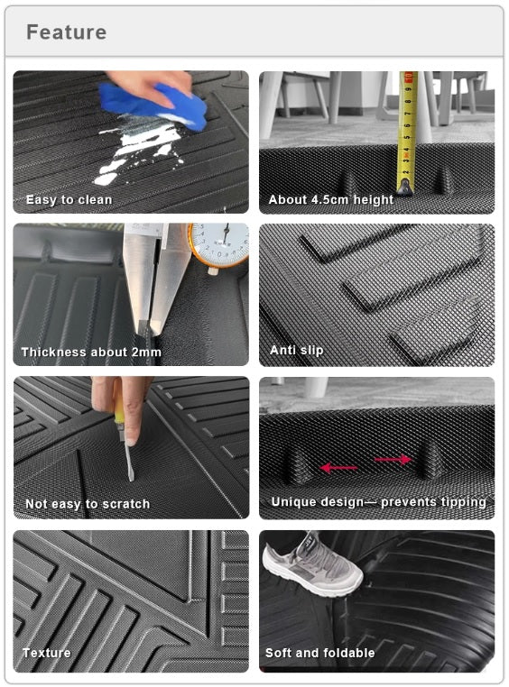 GFX Rear Tray Trunk or Boot Mat Compatible With Mahindra XUV 700 (5 Se ...