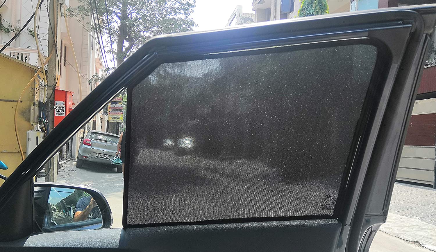 Side Window Non Magnetic Sun Shades Compatible with Kia Sonet Zapcart.in
