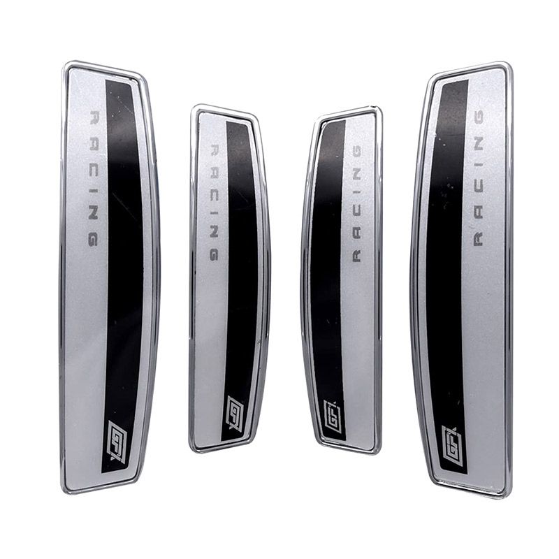 GFX Car Door Edge Guard Scratch Protector (4Pcs) (Uranus Drift-Silver ...